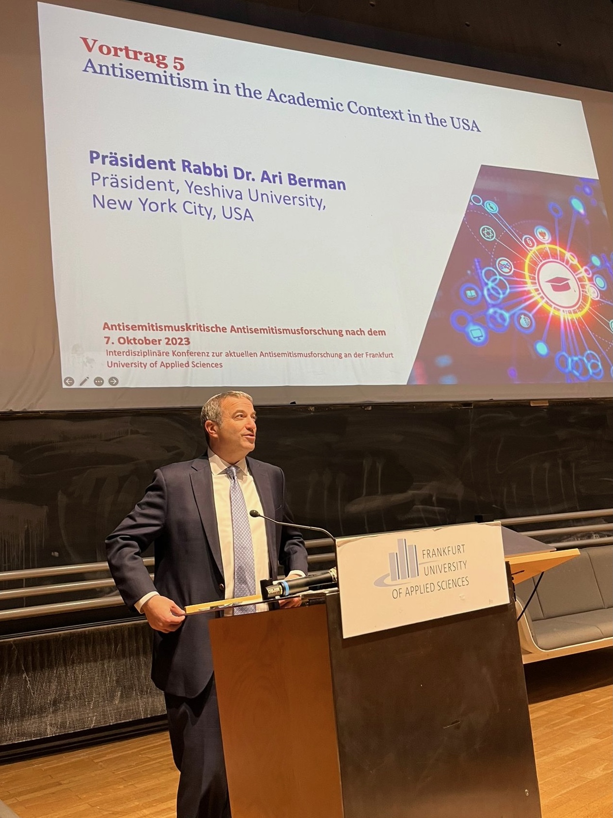 YU President Berman Leads Delegation to German Universities to Combat ...