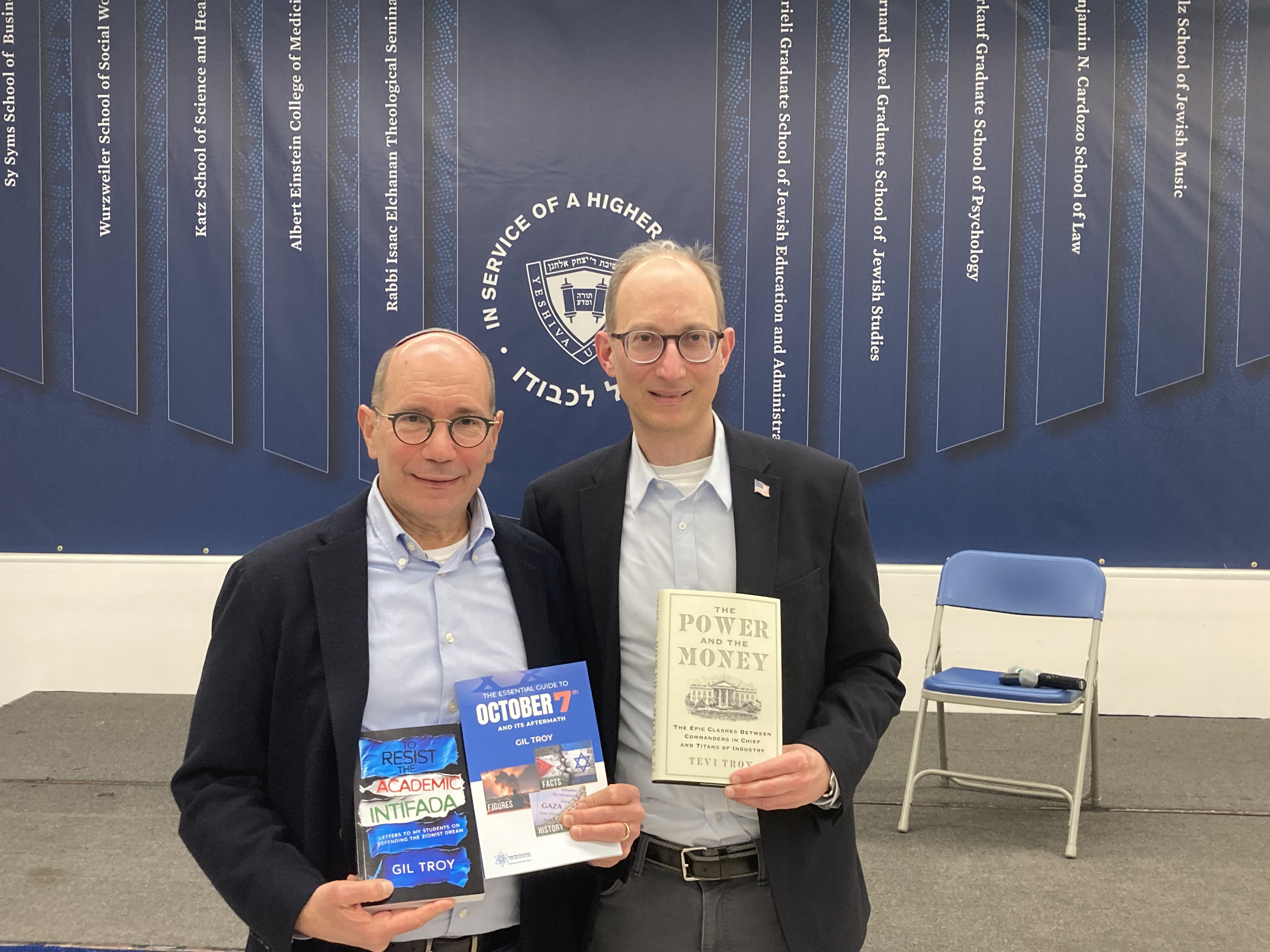 Navigating Politics and Power: The Troy Brothers Launch New Books at Stern