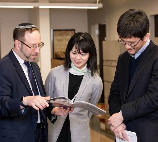 Japanese Scholars Meet with Revel Faculty